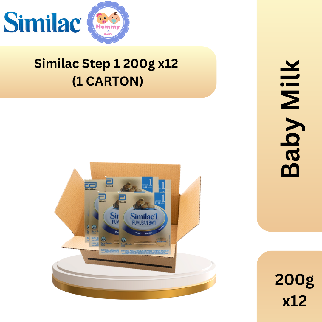 Similac Step 1 200g x12 (1 CARTON) | Shopee Malaysia