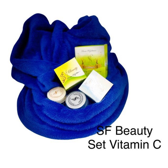 SF Beauty Set Vitamin C/ SF Infinity Sunblock Cream/ SF Active Renewal ...