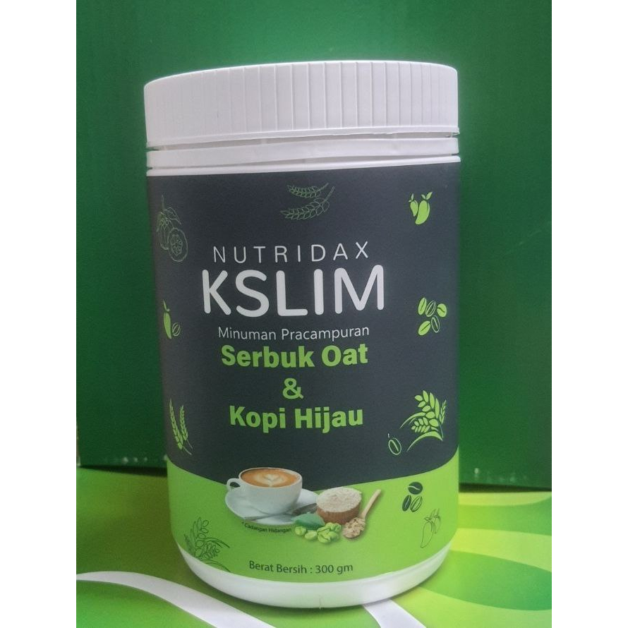 NUTRIDAX KSLIM Minuman Pra Campuran Serbuk Oat & Kopi Hijau + freegift | Shopee Malaysia