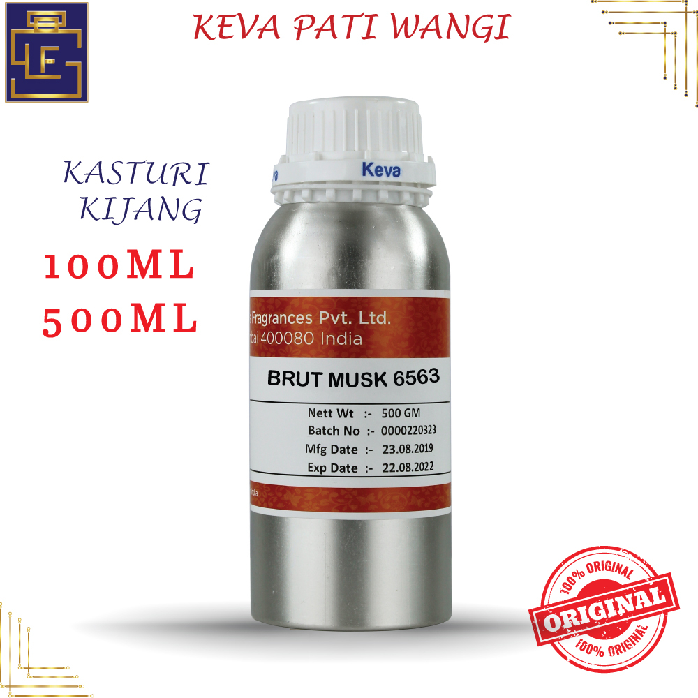 BRUT MUSK KASTURI KIJANG 100ML 500ML Perfume Oil Attar by KEVA ...
