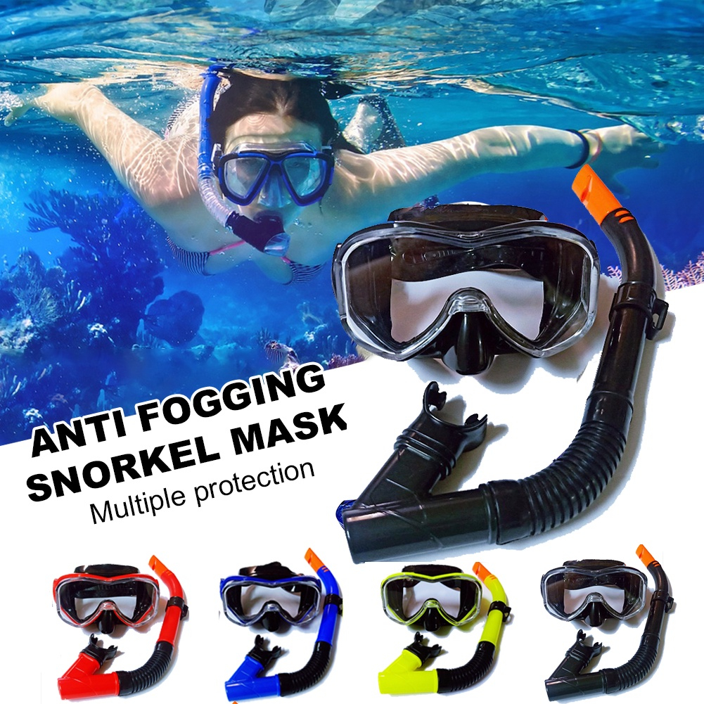 Professional Scuba Diving Masks Snorkeling Set Adult Silicone Skirt ...