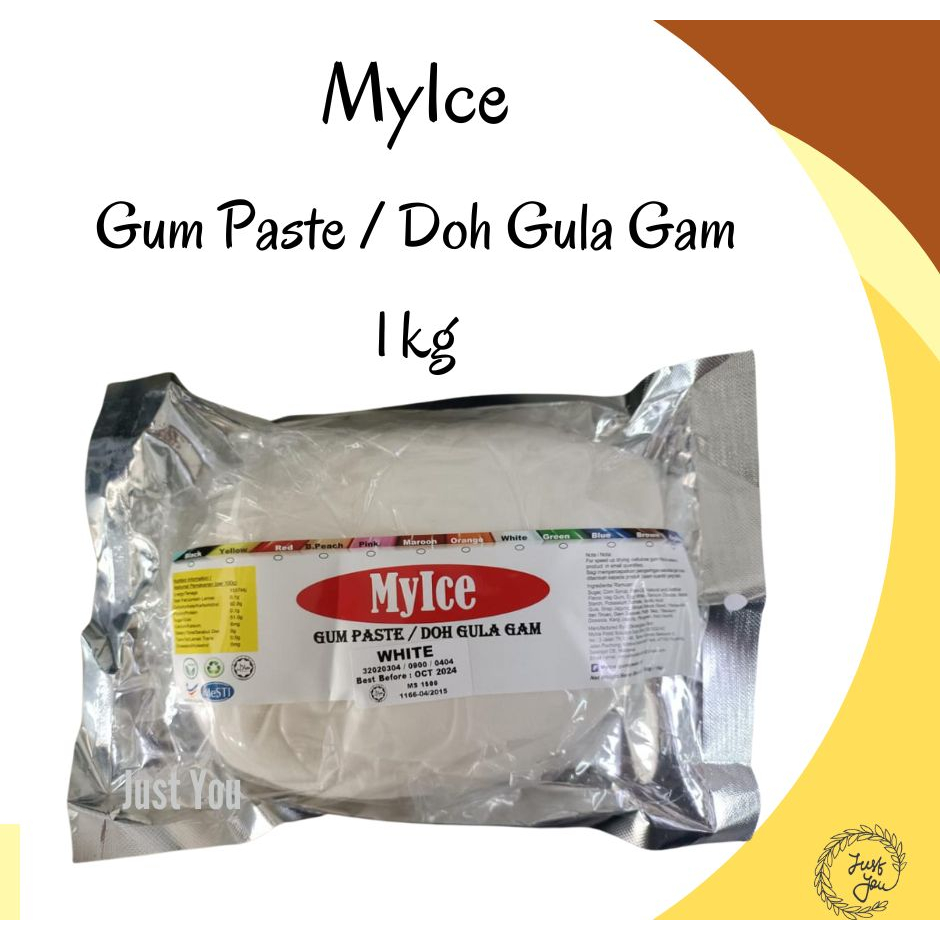 MYICE GUM PASTE / Doh Gula Gam (white) 1KG | Shopee Malaysia
