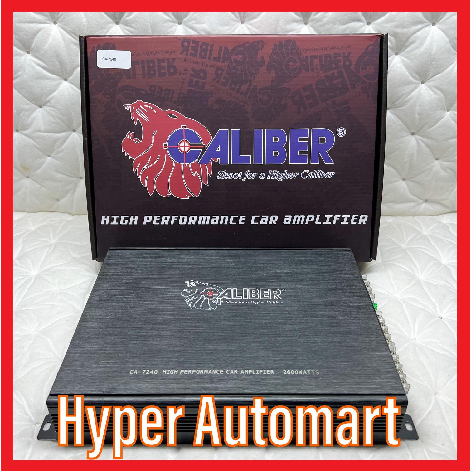 Caliber Car High Power Amplifier 4 Channel Amp 70W x 4 (CA-7240) 2600 ...