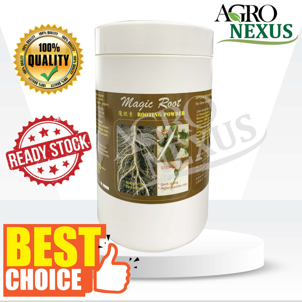 MAGIC ROOT 900GM / ROOTING HORMONE POWDER / HORMON PERTUMBUHAN AKAR ...