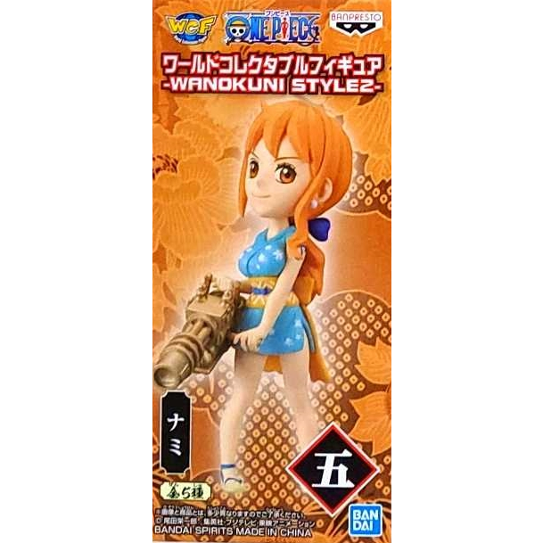 Original Banpresto Bandai WCF One Piece Wanokuni Style2 Nami Wano Style Wano Kuni Onigashima ...