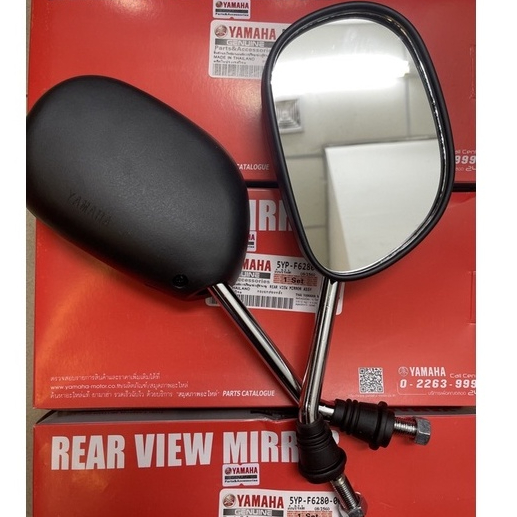 PROMO OFFER YAMAHA SIDE MIRROR CHROME BLACK Y15 LC135 NVX155 SRL115 SRL110 Y100/FZ150 /EGO-S (1 ...
