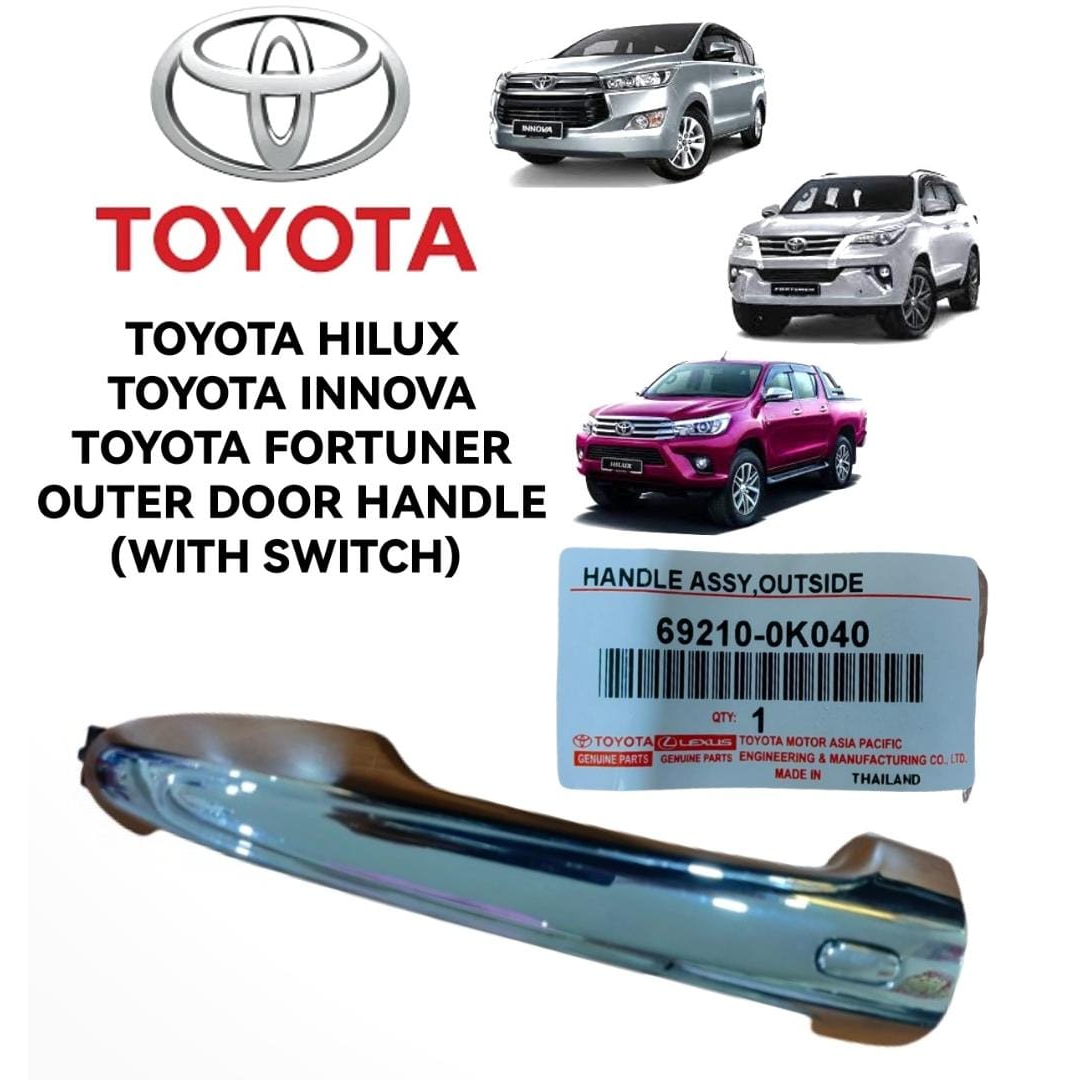 Toyota Hilux Revo GUN125 Fortuner Innova 2016 Year Outer Door Handle ...
