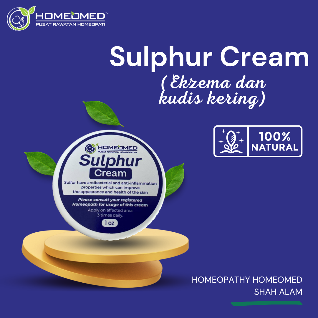 sulphur cream/cream/eczema/ekzema/ekzema kering/kudis kering/krim ...