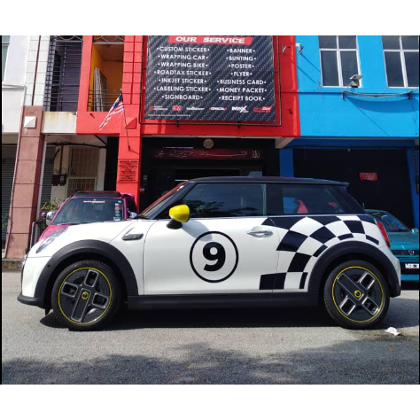 MINI COOPER SIDE BODY STICKER FOR S R56 R60 R61 F54 AND ANY MODEL ...
