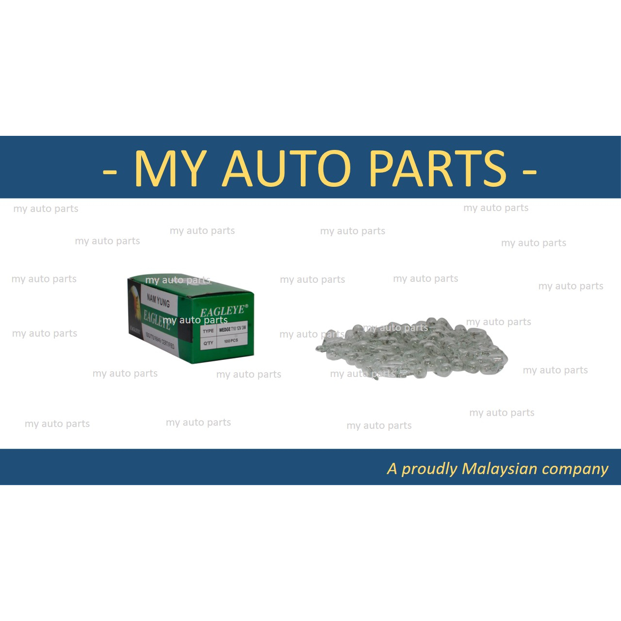 EAGLEYE 4090 12V 3W BULB (T10 3W W30W)(10PCS/BOX) | Shopee Malaysia