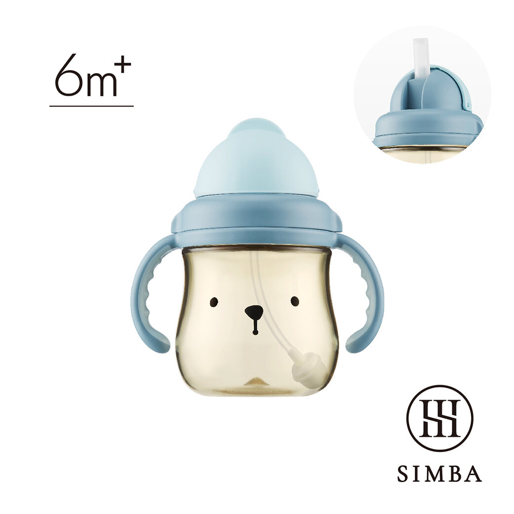 Simba Allonge Wide Neck PPSU Handle Slider Straw Cup 360ml / PPSU Gala Sippy Cup 250ml - 1 pcs ...