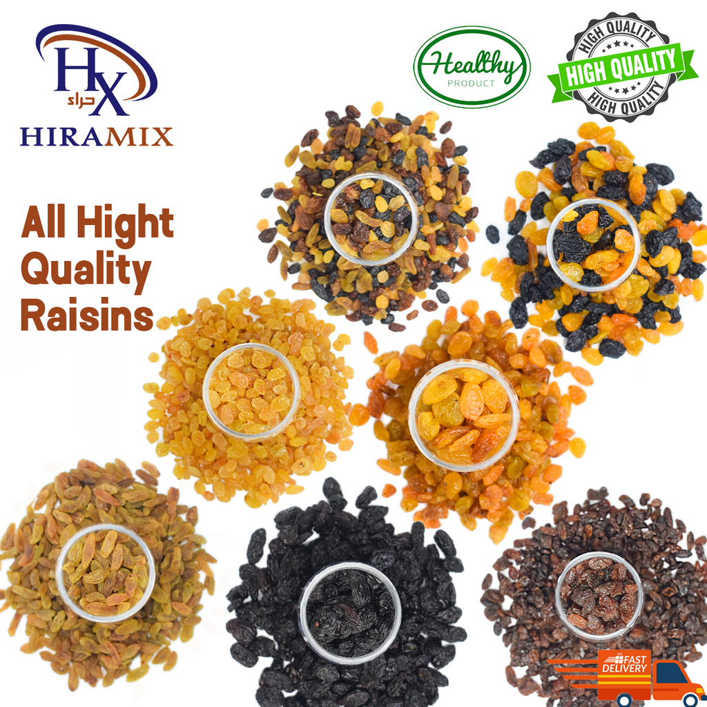 New Stock Fresh Raisins | Mix Raisin / Kismis / Black Jumbo / Golden ...