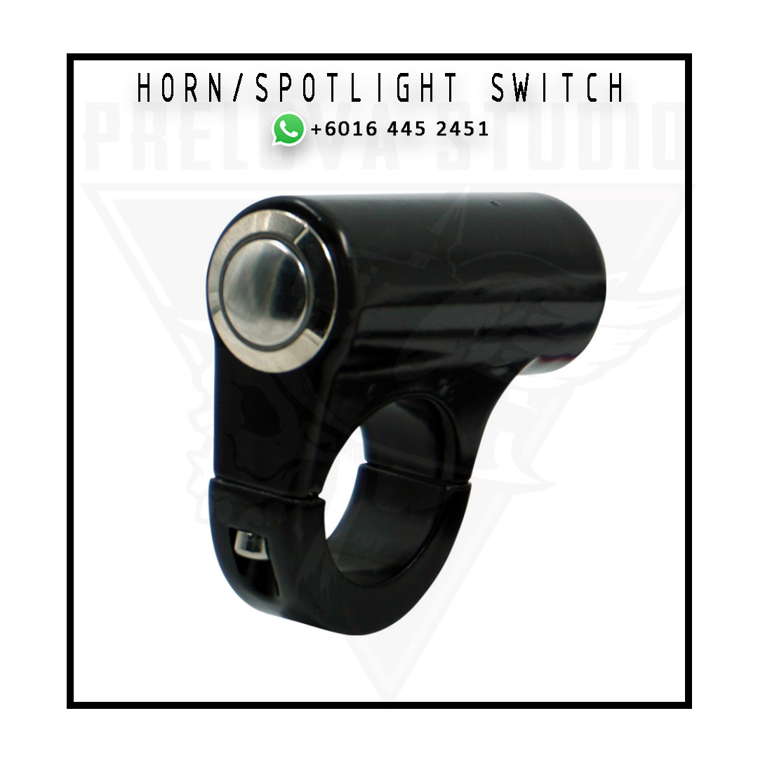 ( READY STOCK ) SWITCH CNC MOMENTARY CLAMP 22mm UNIVERSAL HORN SWITCH ...