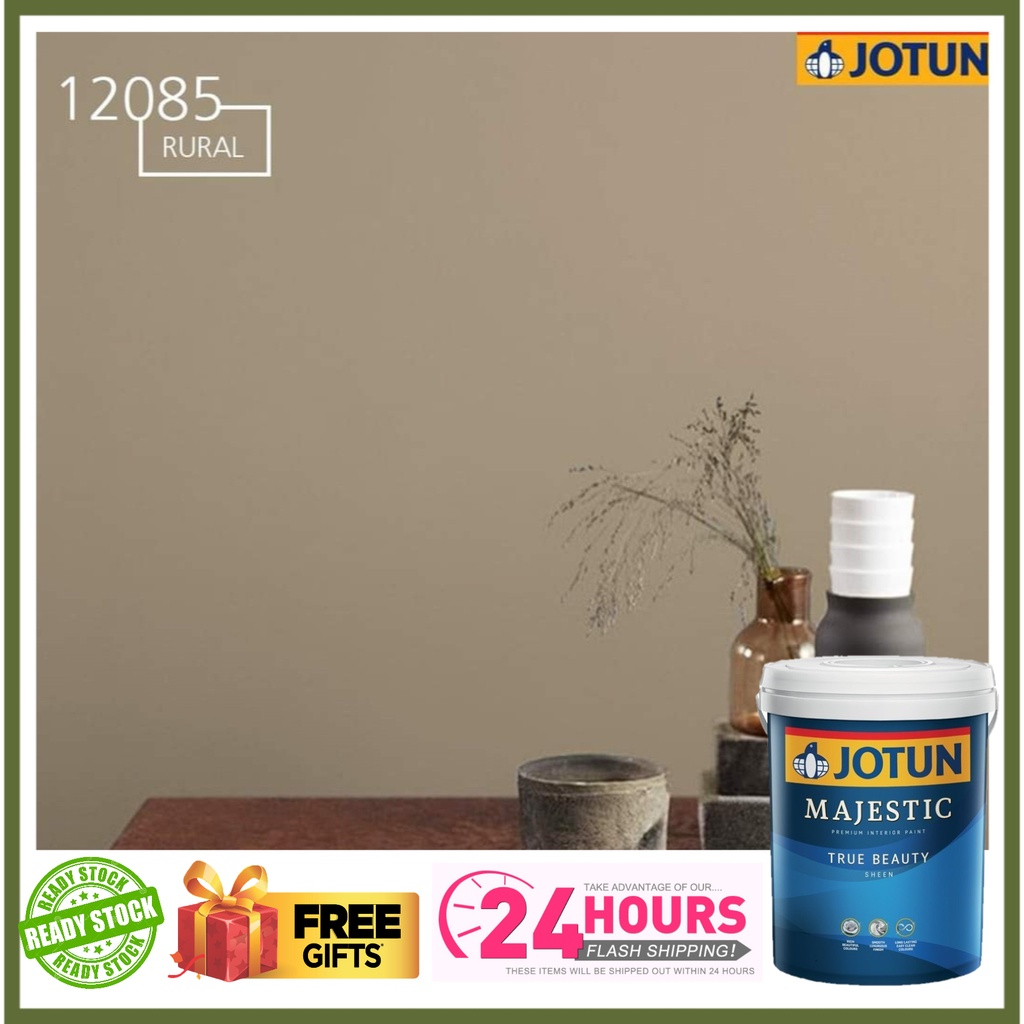 JOTUN 1L 12085 RURAL Majestic True Beauty Sheen /Cat Dalam Kilat/Cat Rumah/Cat Boleh Cuci/ Cat ...