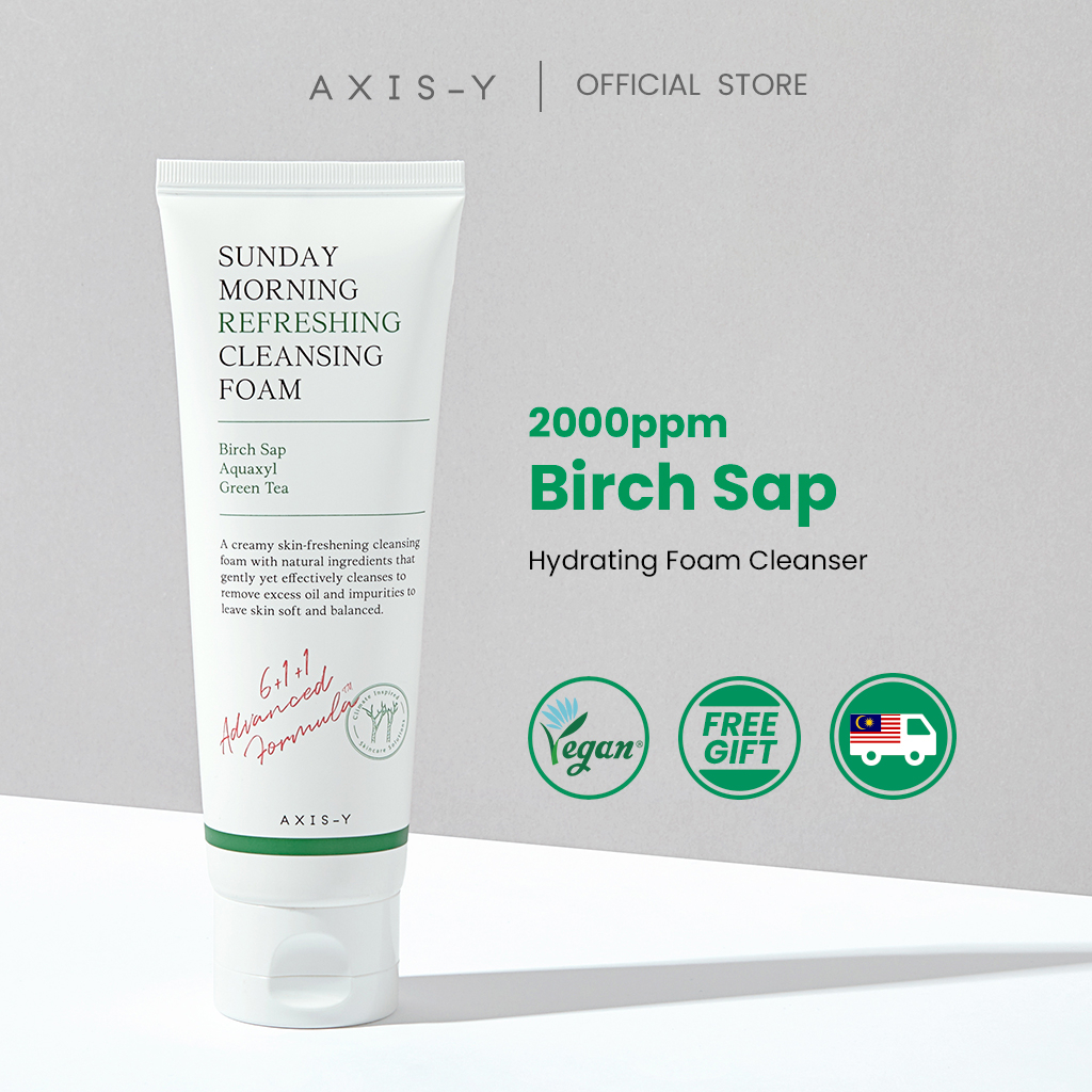 [AXIS-Y OFFICIAL] Sunday Morning Refreshing Cleansing Foam | Shopee ...