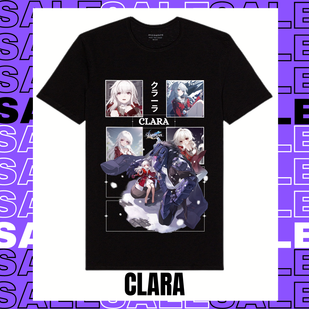 CLARA HONKAI STAR RAIL T SHIRT HOYOVERSE MIHOYO GAME ANIME BAJU ...