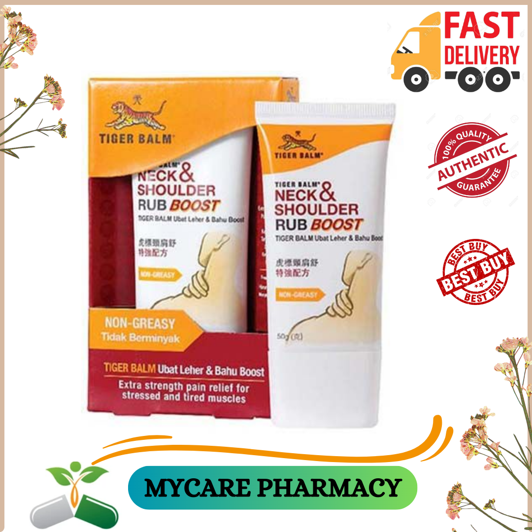 TIGER BALM NECK & SHOULDER RUB BOOST 50G | Shopee Malaysia