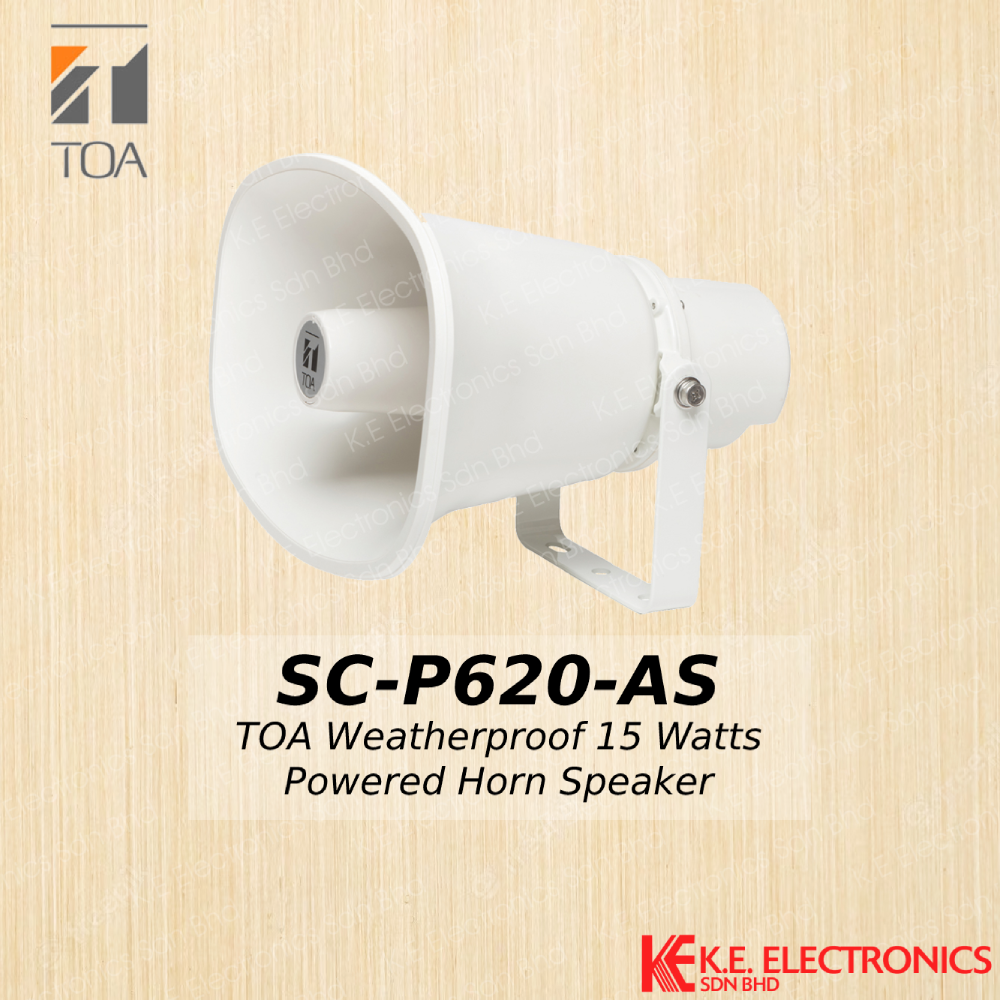TOA SC-P620-AS 20 Watts Compact Weatherproof Powered Horn Speaker | Shopee Malaysia