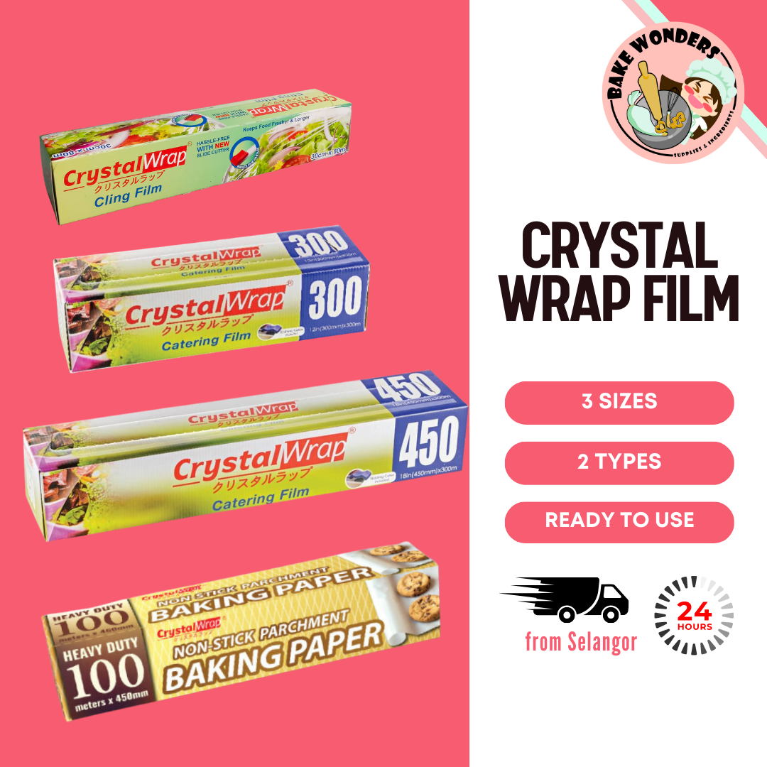 Crystal Wrap Cling Film(30cmx80m) / Catering FIlm(300mmx300m/450mmx300m ...