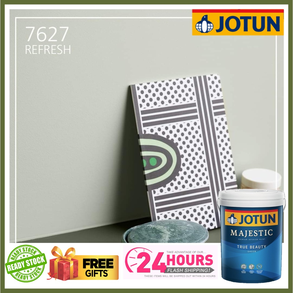 JOTUN 15L 7627 REFRESH Majestic True Beauty Sheen /Cat Dalam Kilat/Cat ...