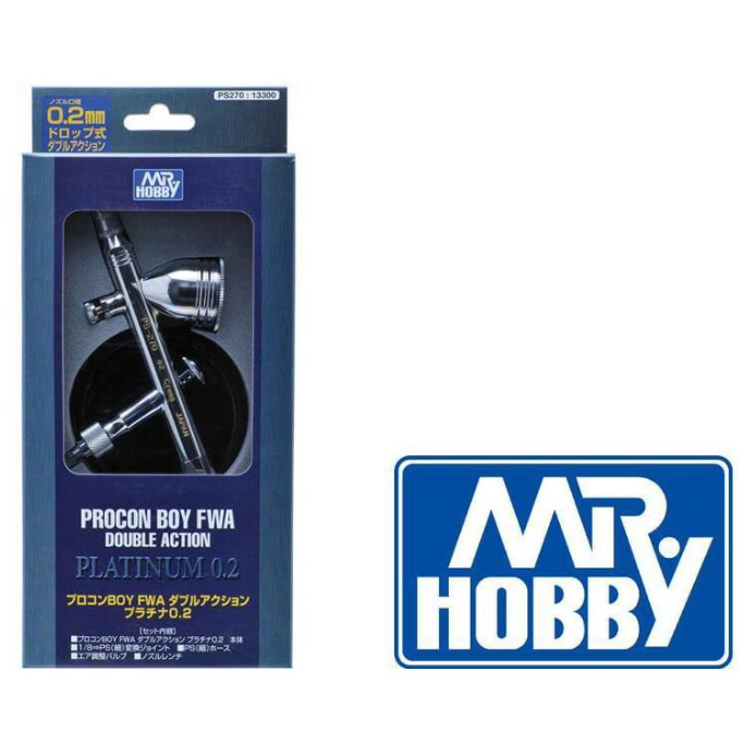 MR.Hobby Procon Boy Airbrush | PS270 0.2mm | PS289 0.3mm | PS290 0.5mm | PS275 0.3mm | Double ...