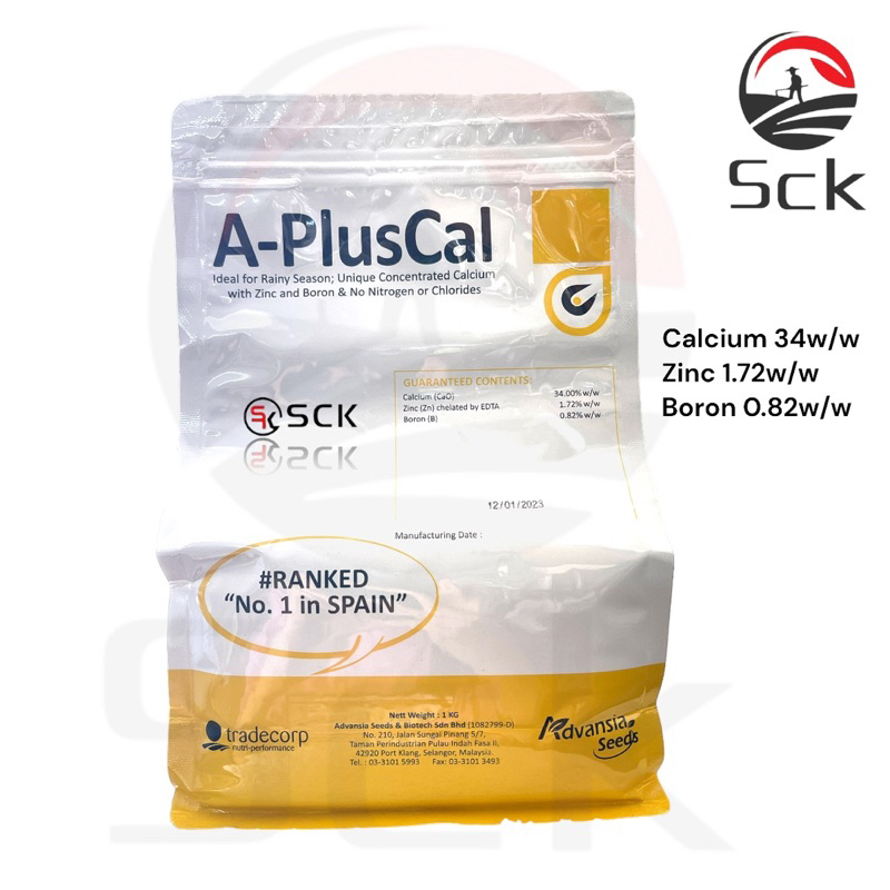 Advansia A-Plus Cal Baja Focus in Calcium with Zinc and Boron (1 KG ...