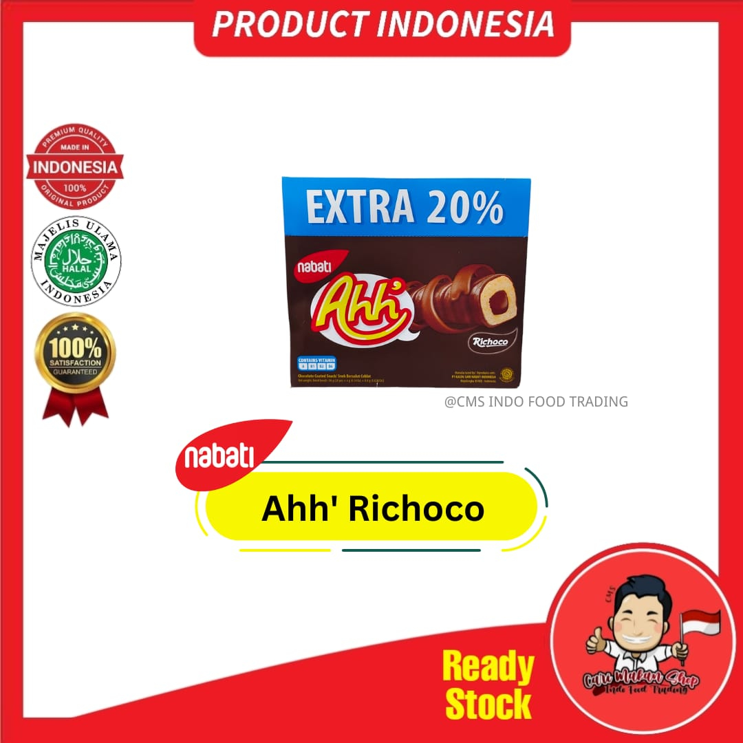 Nabati Flavor Richeese Richoco Ahh Cookies Wafer Pink Lava Mi Instan ...