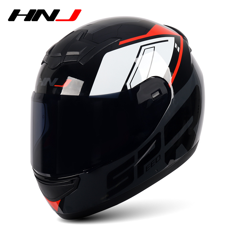 🏍️HNJ Full Face Helmet Motor Motorcycle Murah Sunburn Protection COD ...