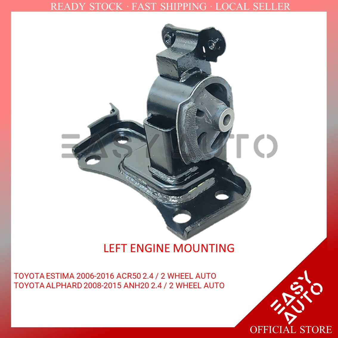 LEFT ENGINE MOUNTING -12372-28390 -TOYOTA ESTIMA ACR50 2.4 (2006-2016 ...