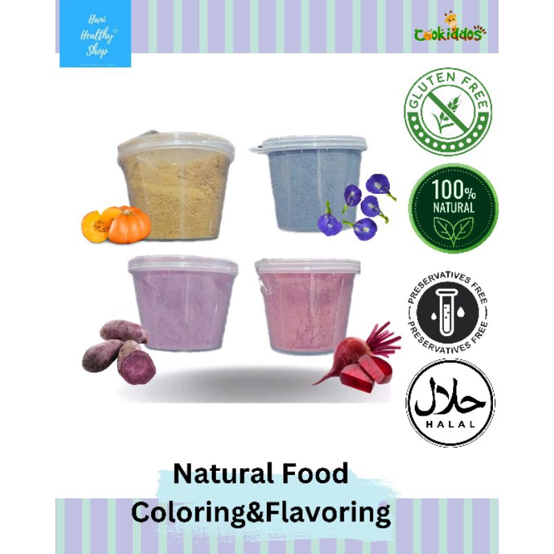 Natural Food Coloring | Pewarna Makanan Semulajadi HALAL | Shopee Malaysia