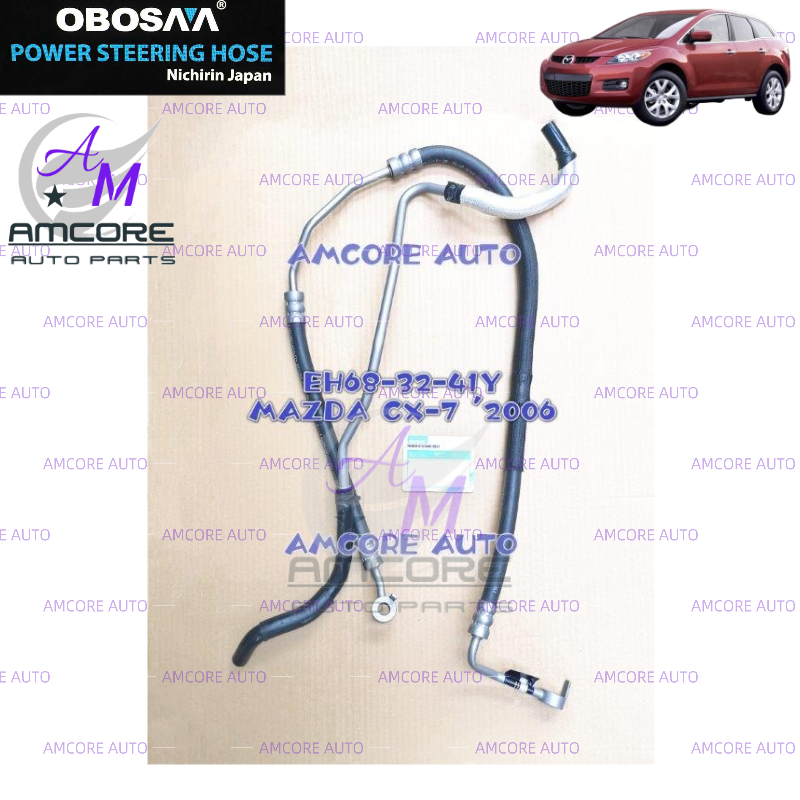 MAZDA CX7 CX-7 -Power Steering Pressure Hose (OBOSAA)(NICHIRIN JAPAN HOSE)(OEM SUPPLIER) EH68-32 ...
