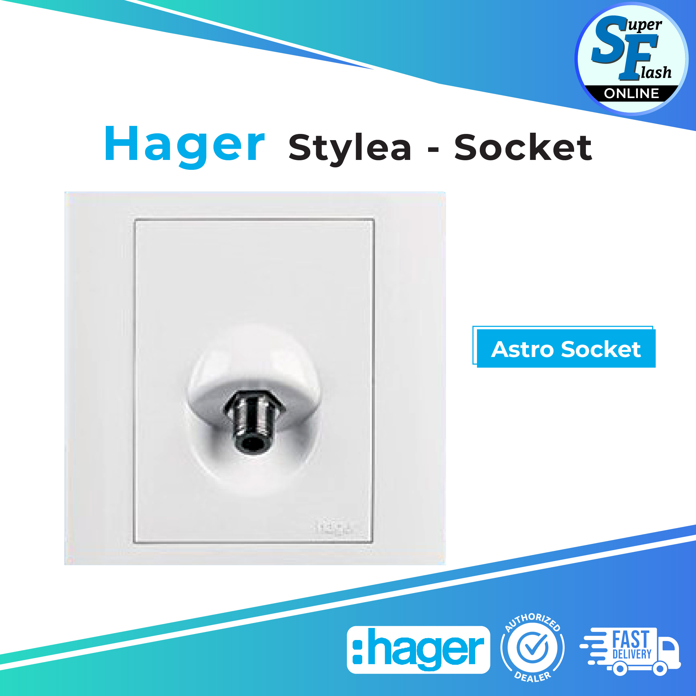 HAGER Stylea Switches & Sockets || Suis Rumah | Shopee Malaysia