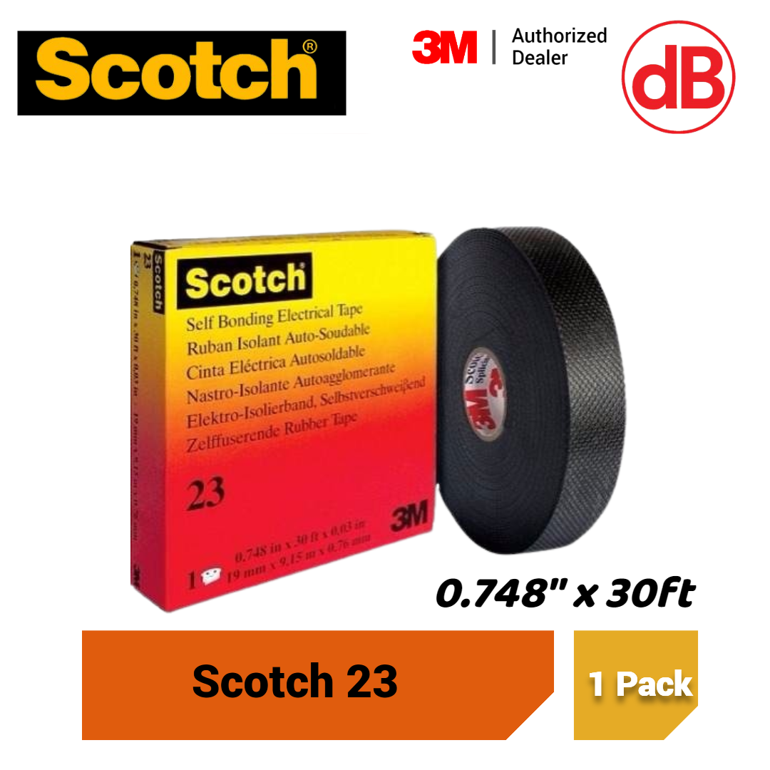 3M Scotch Tape 23 - Rubber Splicing Tape (0.748"x 30ft) | Shopee Malaysia