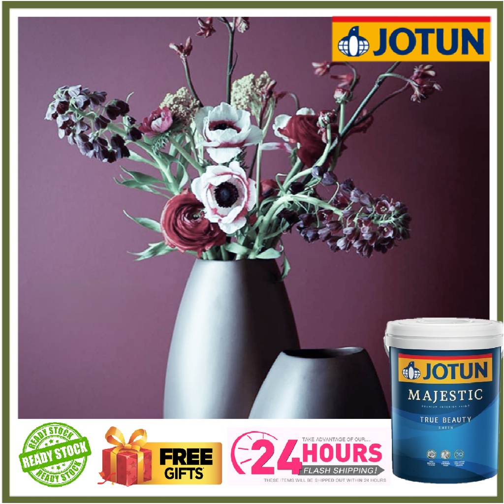 JOTUN 1L 4498 PURPLE CANDY Majestic True Beauty Sheen /Cat Dalam Kilat ...