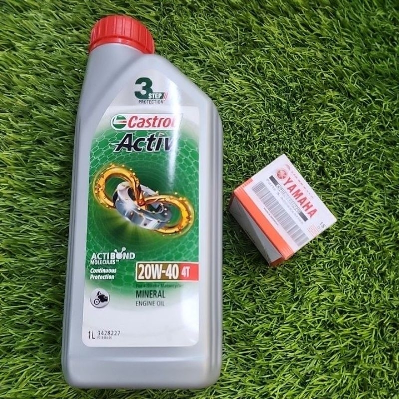 Castrol Activ 4T 20W40 Mineral Minyak Hitam Engine Oil | Shopee Malaysia