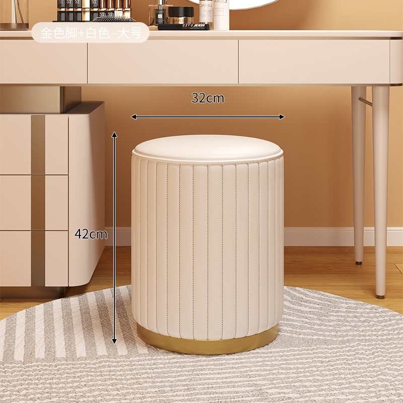 Sevenwood dressing table with drawers makeup table with side cabinet LED smart mirror chair ...