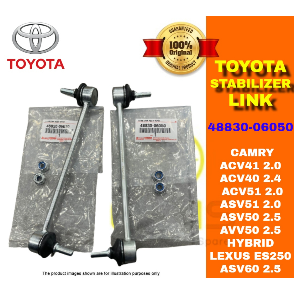 TOYOTA CAMRY FRONT/REAR STABILIZER LINK 48830-06050 ACV41 ACV40 ACV51 ...