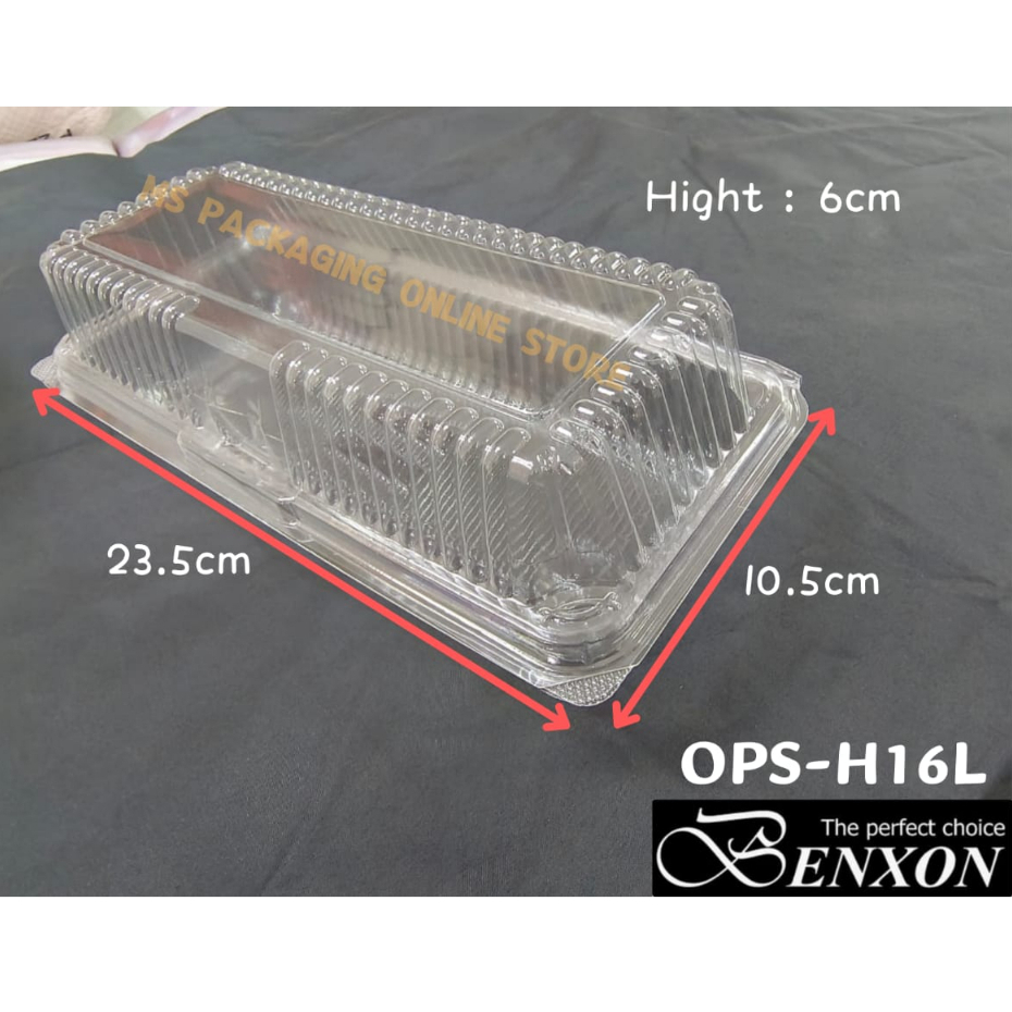 OPS - H16L - BENXON Plastic Tray with Lock [ 50pcs± ] Bakery Disposable ...