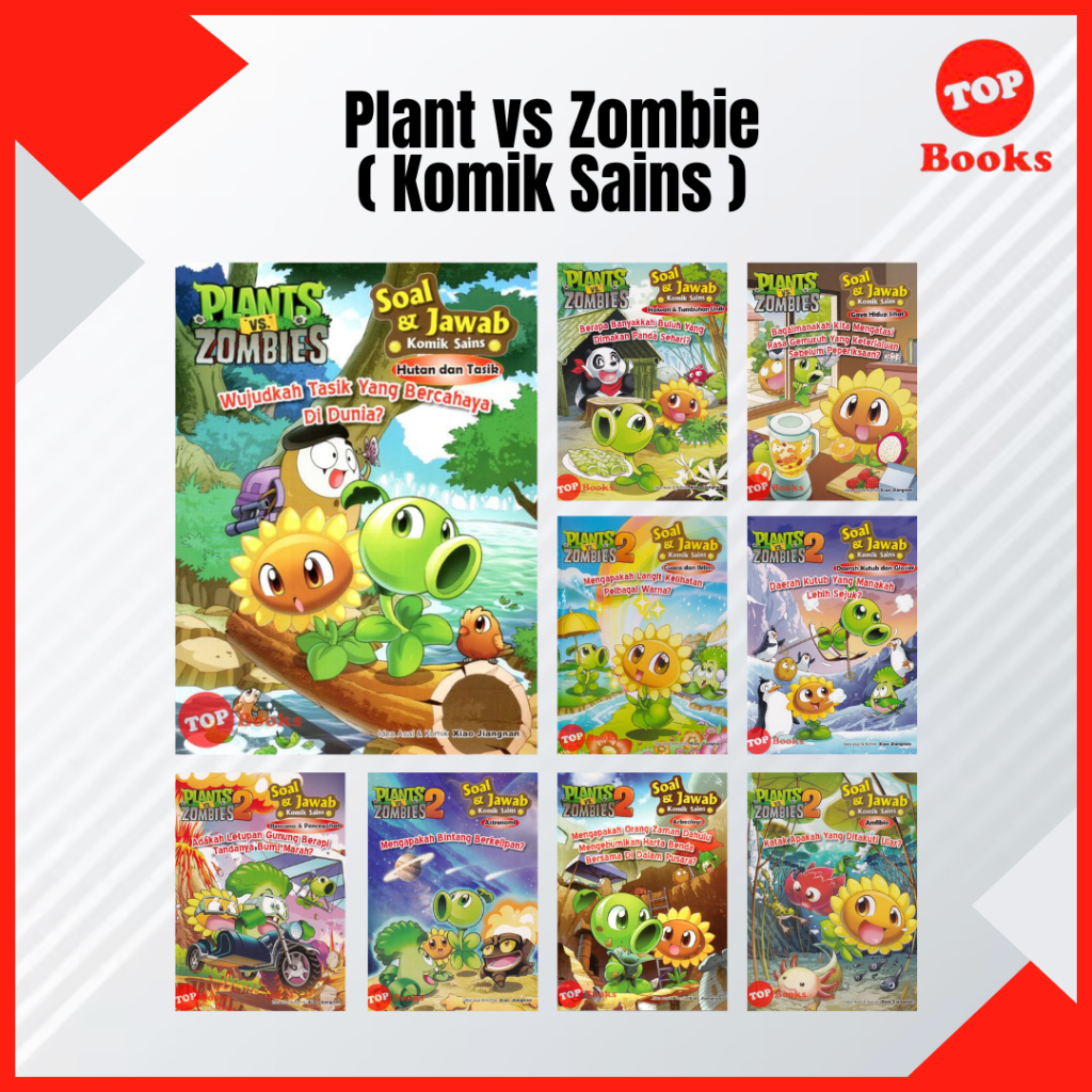 [TOPBOOKS Apple Comic] Plants vs Zombies/ Plants vs Zombies 2 Science ...