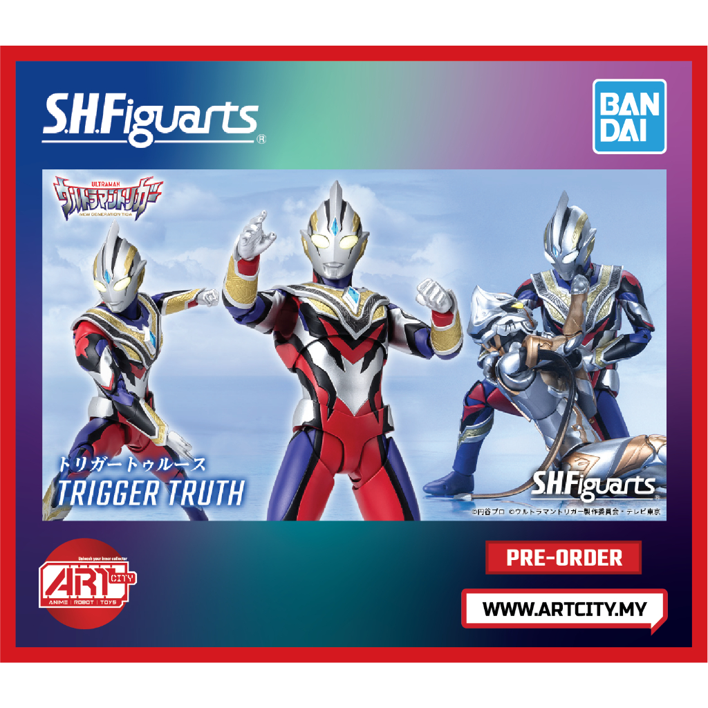 (READY STOCK) Bandai S.H.Figuarts - SHF Ultraman Trigger Truth | Shopee ...