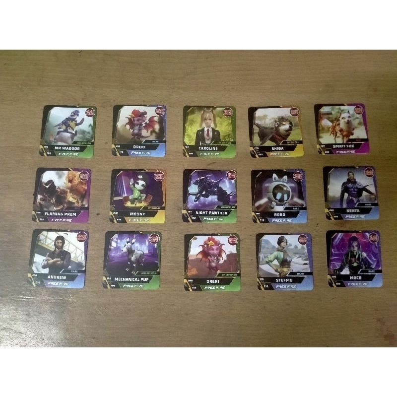 Choki Choki Free Fire Mythical Cards | Shopee Malaysia