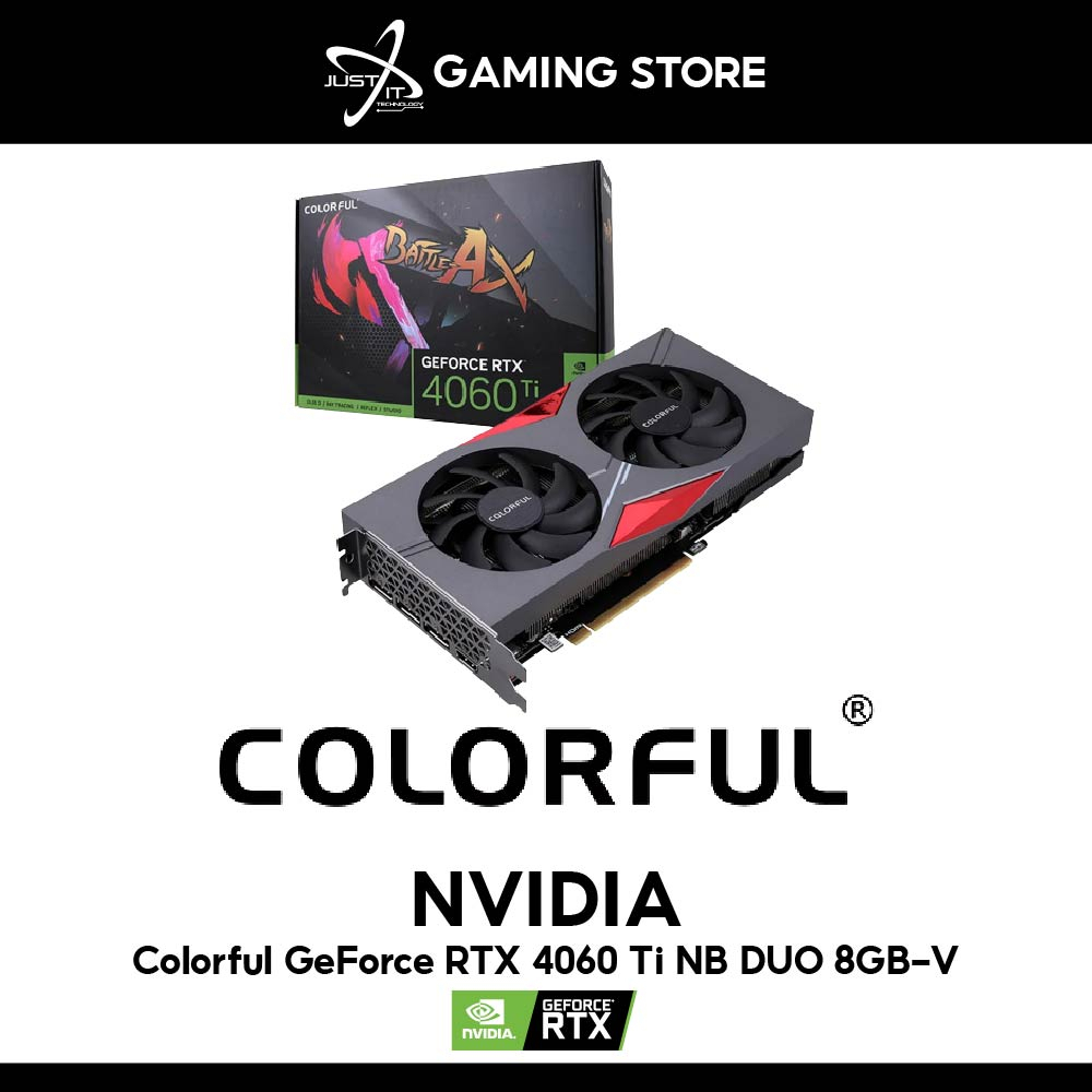 Colorful GeForce RTX 4060 Ti NB DUO 8GB-V GDDR6 GRAPHICS CARD | Shopee ...
