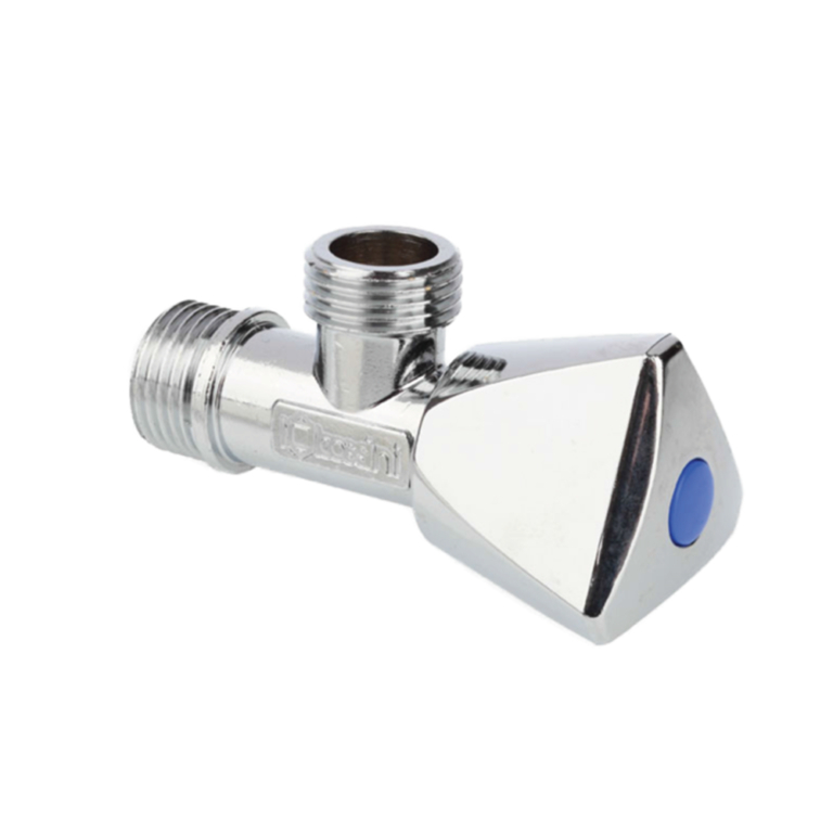 Brass Chrome Angle Valve (1/2" 15mm) Chrome Plated Finish AA100AV ...