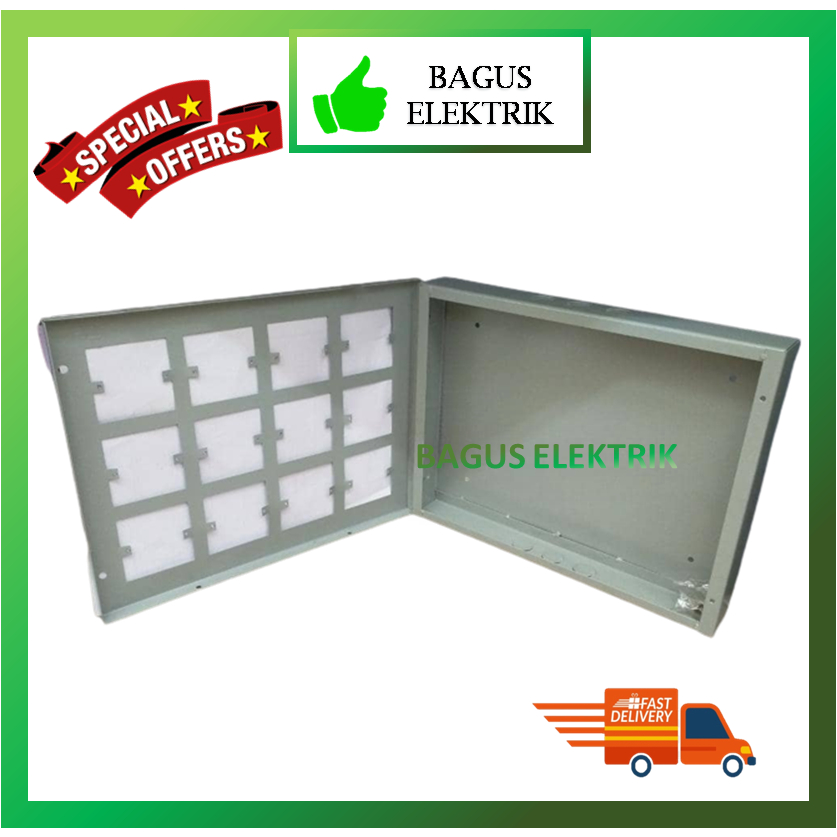 GEB SWITCHES METAL BOX 12S ELECTRICAL CLAD BOARD KOTAK SUIS ELEKTRIK ...