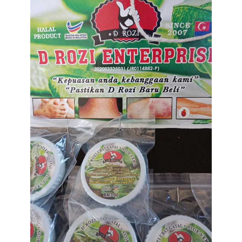 D ROZI UBAT GATAL + ALOE VERA (100% ORIGINAL) | Shopee Malaysia