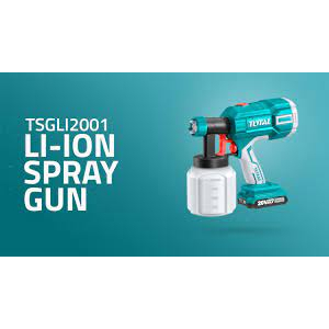 TOTAL 450W Corded Spray Gun & 20V Cordless Spray Gun (TSGLI2001 ...