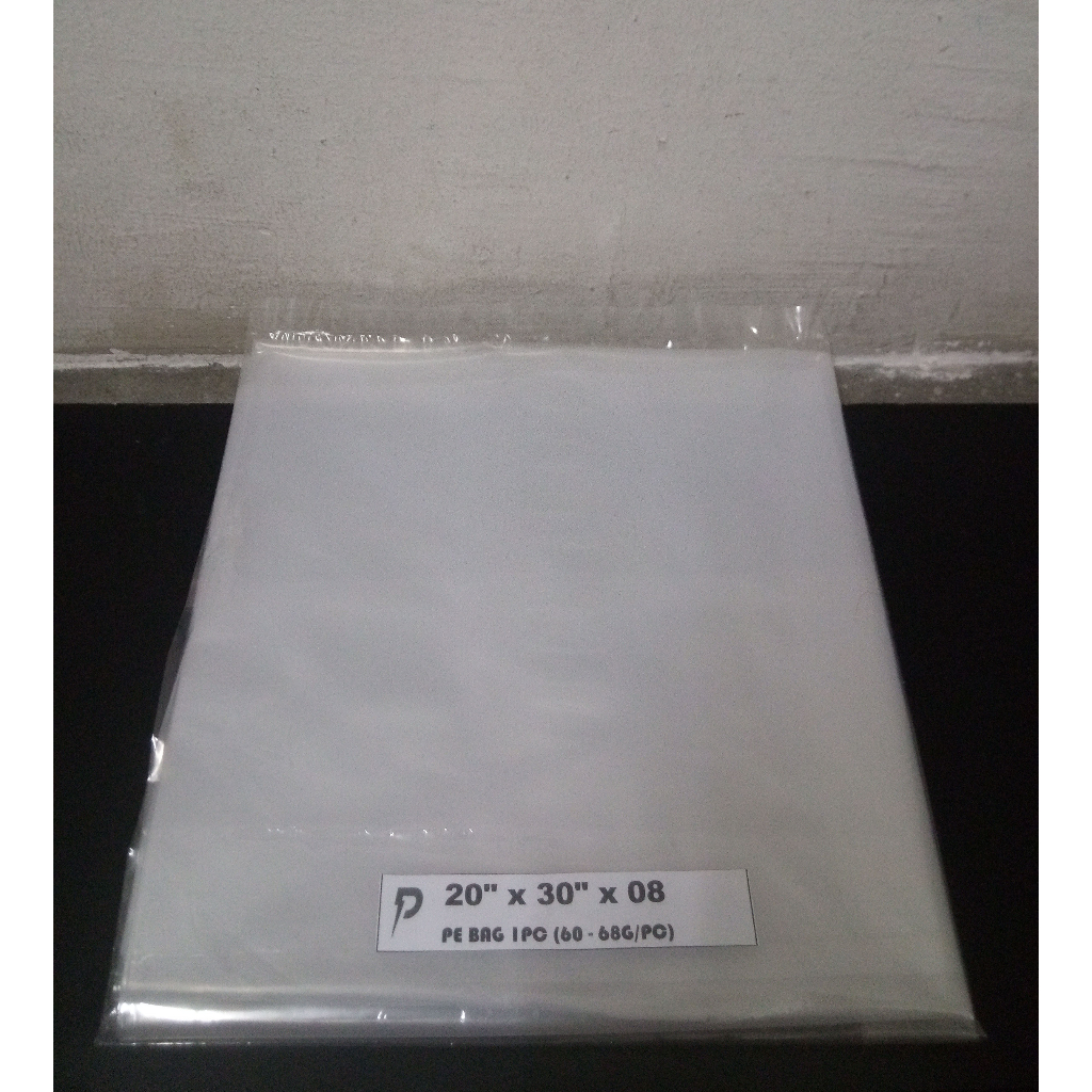 Transparent PE Packing Bag/ 20 x 30 inch Clear PE 08 (0.08mm) Plastic ...