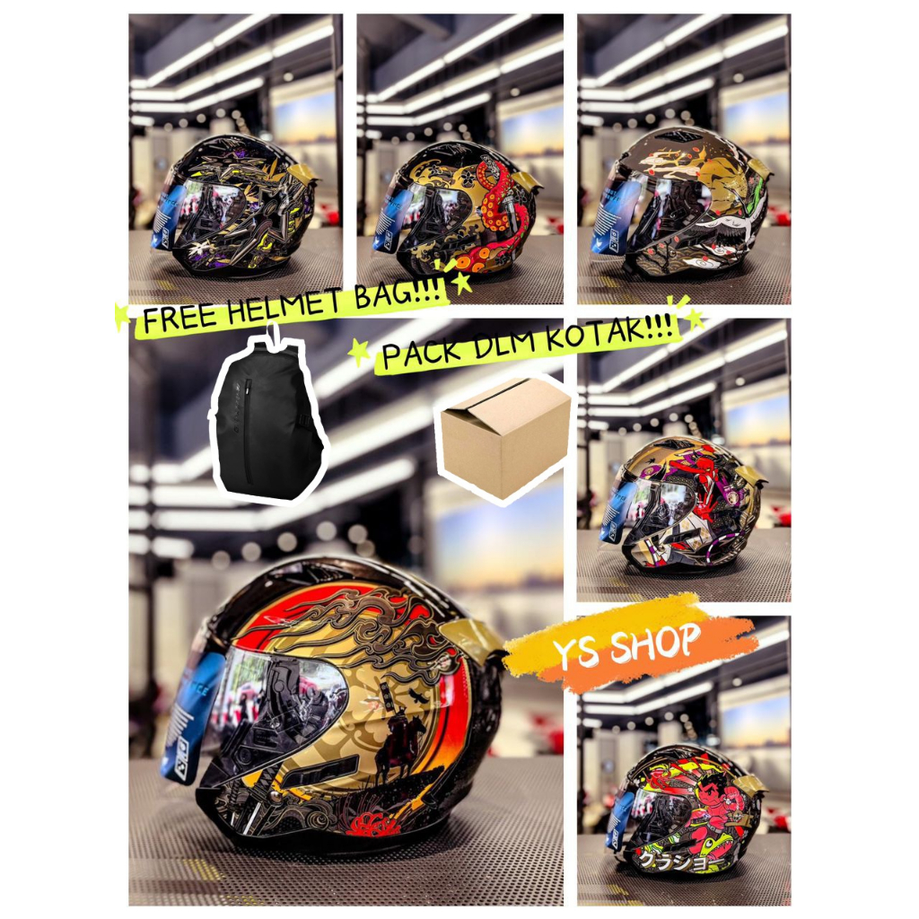 Gracshaw G535 Japan Series~Gracshaw Helmet Gennex G535 ODA/SAMURAI ...