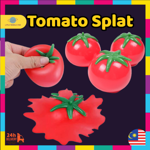 Squishy TikTok Fruit Venting Balls Tomato Ball Kid Squeeze Stress Ball ...