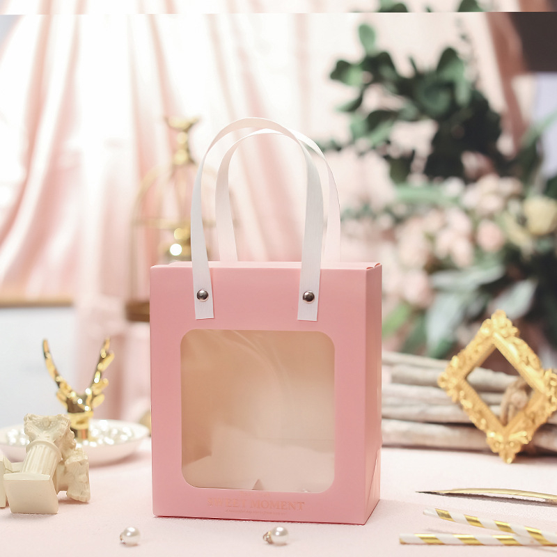 Gift Box With Window & Handle Wedding Doorgift Bag Birthday Gift Bag ...